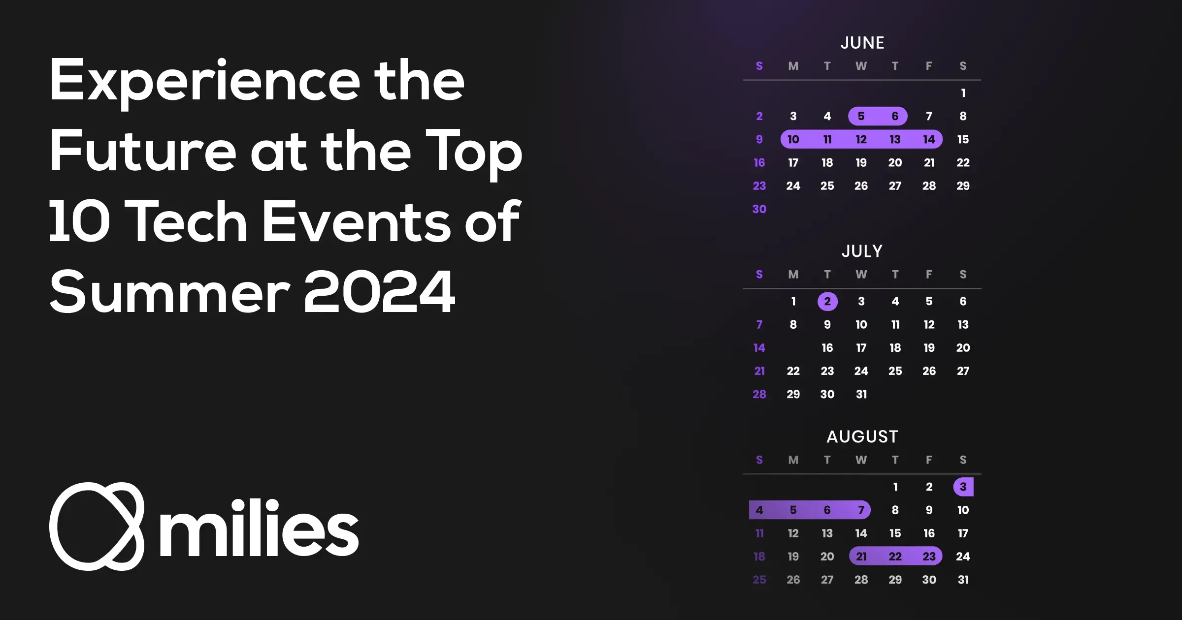 Experience the Future at the Top 10 Tech Events of Summer 2024