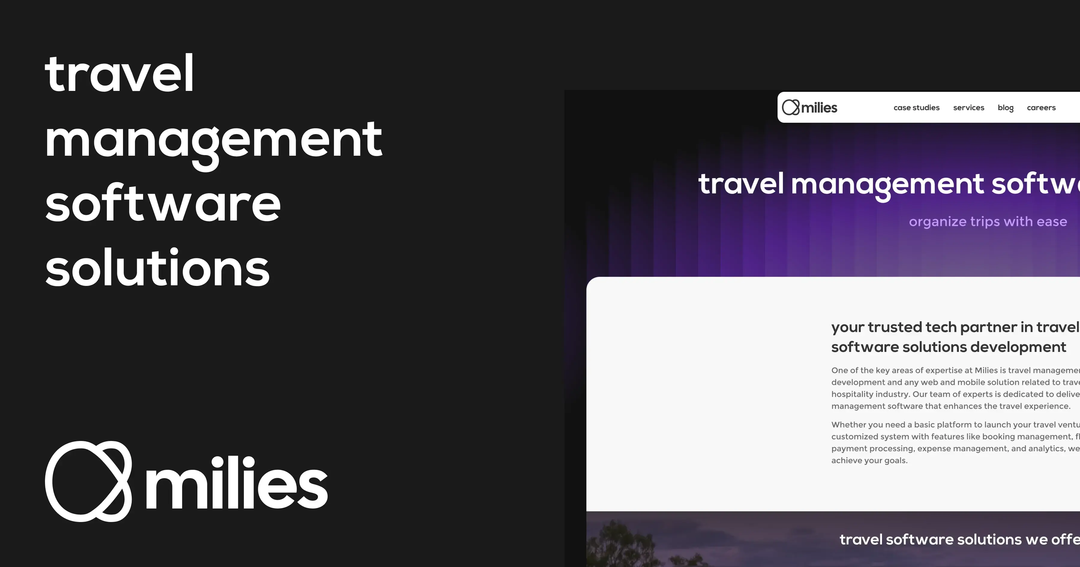 Travel Management Software Solutions | Milies